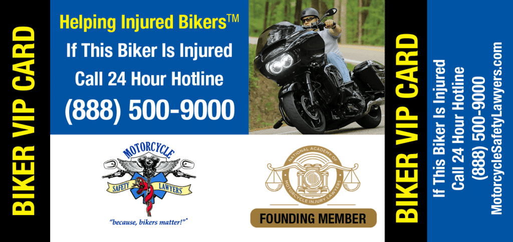 Biker VIP Card - Illinois Motorcycle Lawyers