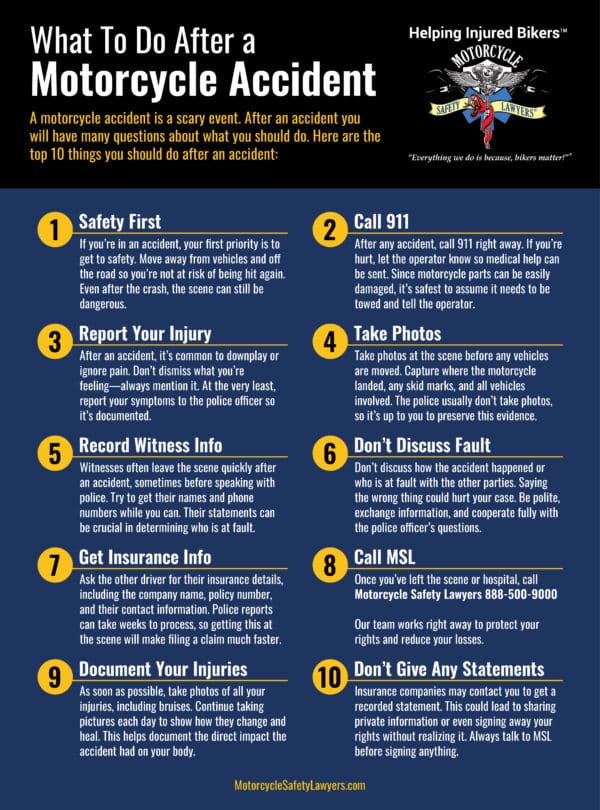 Illinois & Injured in a Motorcycle Accident - Essential Steps ...